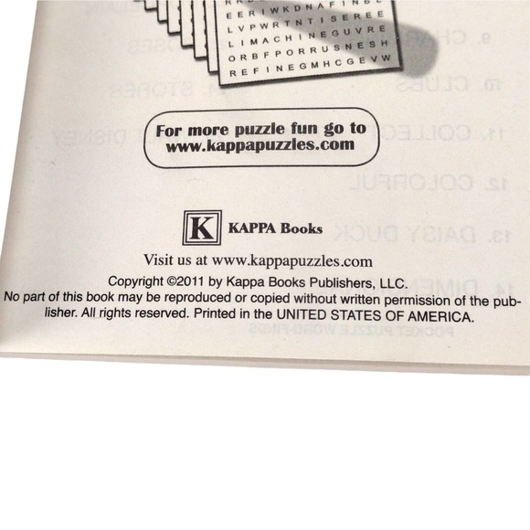 Kappa Puzzles | Accents | Pocket Puzzle Word Finds Puzzle Book Volume 9 Kappa Puzzles Word ...
